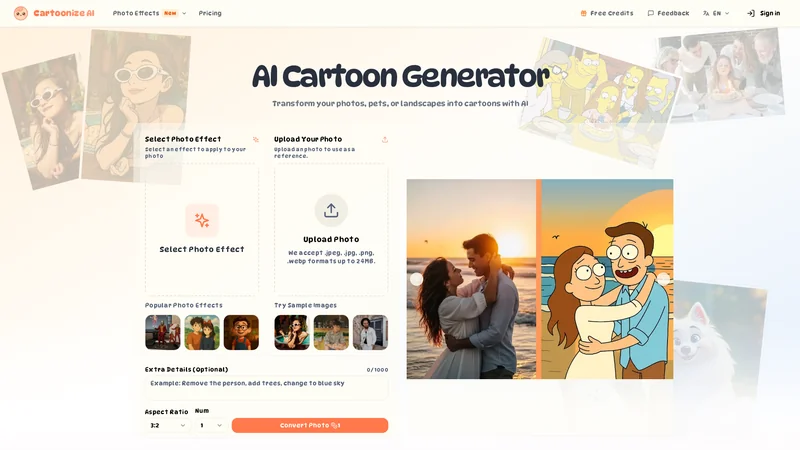 Cartoonize AI : Reviews, Price, Info & Alternatives Tools | AICavo