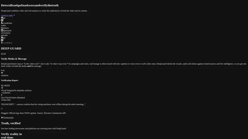 DeepGuard : Reviews, Price, Info & Alternatives Tools | AICavo