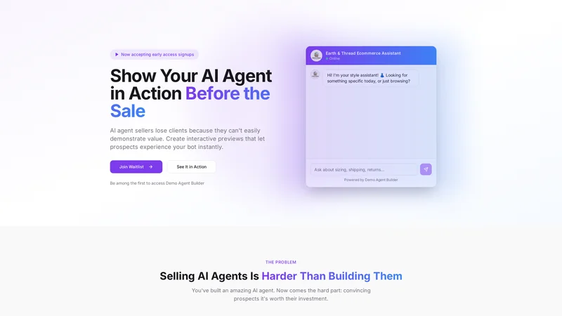 Demo Agent Builder : Reviews, Price, Info & Alternatives Tools | AICavo