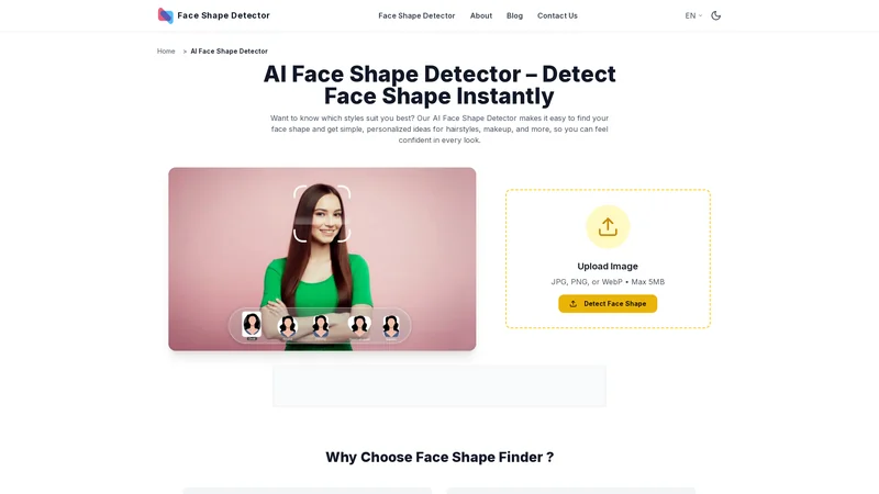 Face Shape Detector : Reviews, Price, Info & Alternatives Tools | AICavo