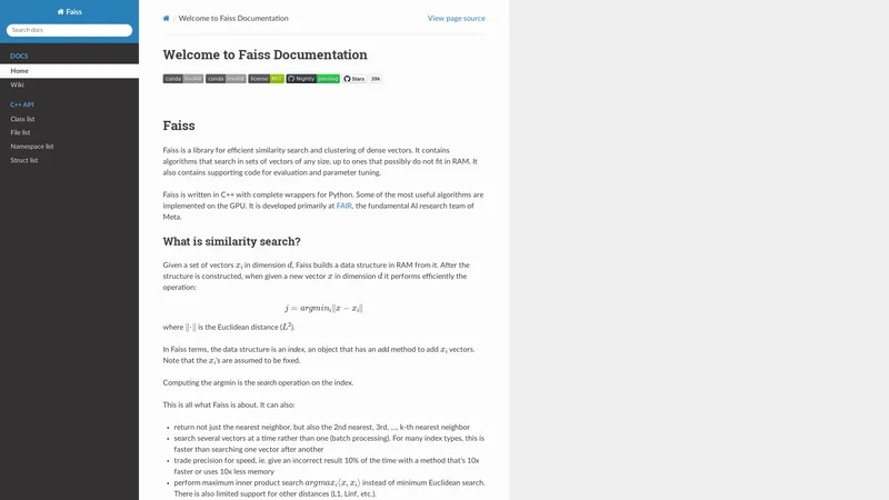 Faiss AI : Reviews, Price, Info & Alternatives Tools | AICavo