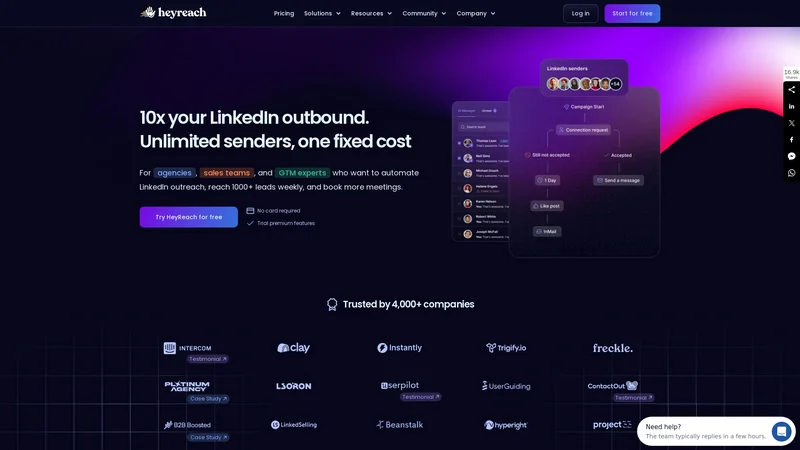 Heyreach : Reviews, Price, Info & Alternatives Tools | AICavo