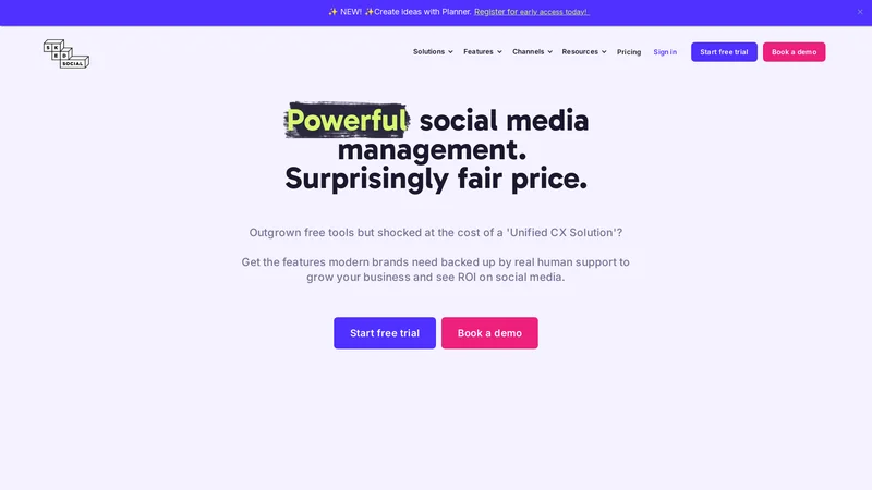 Sked Social : Reviews, Price, Info & Alternatives Tools | AICavo