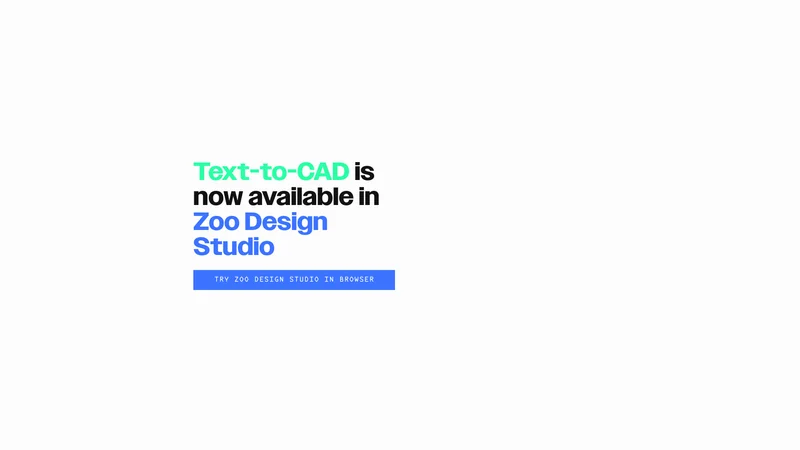 Text-to-CAD UI : Reviews, Price, Info & Alternatives Tools | AICavo