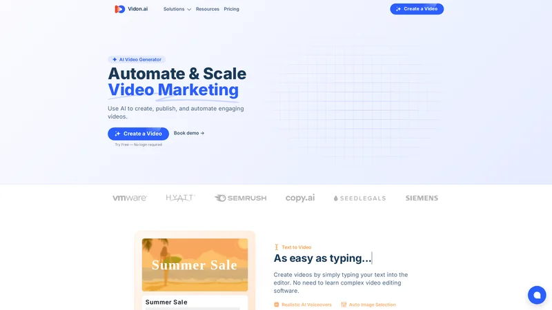 Vidon AI : Reviews, Price, Info & Alternatives Tools | AICavo
